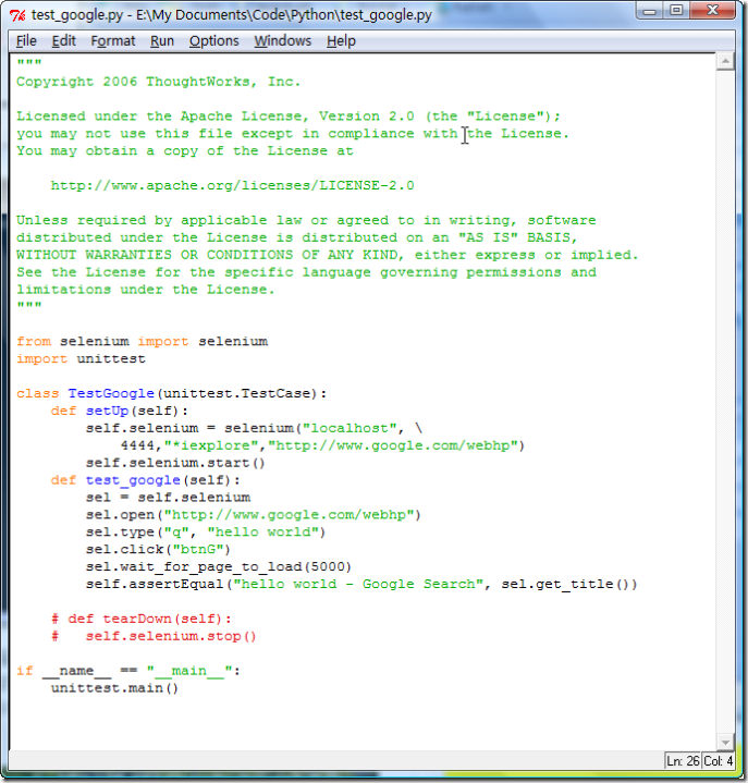 Use Python to Drive Selenium RC - oscarxie - 博客园